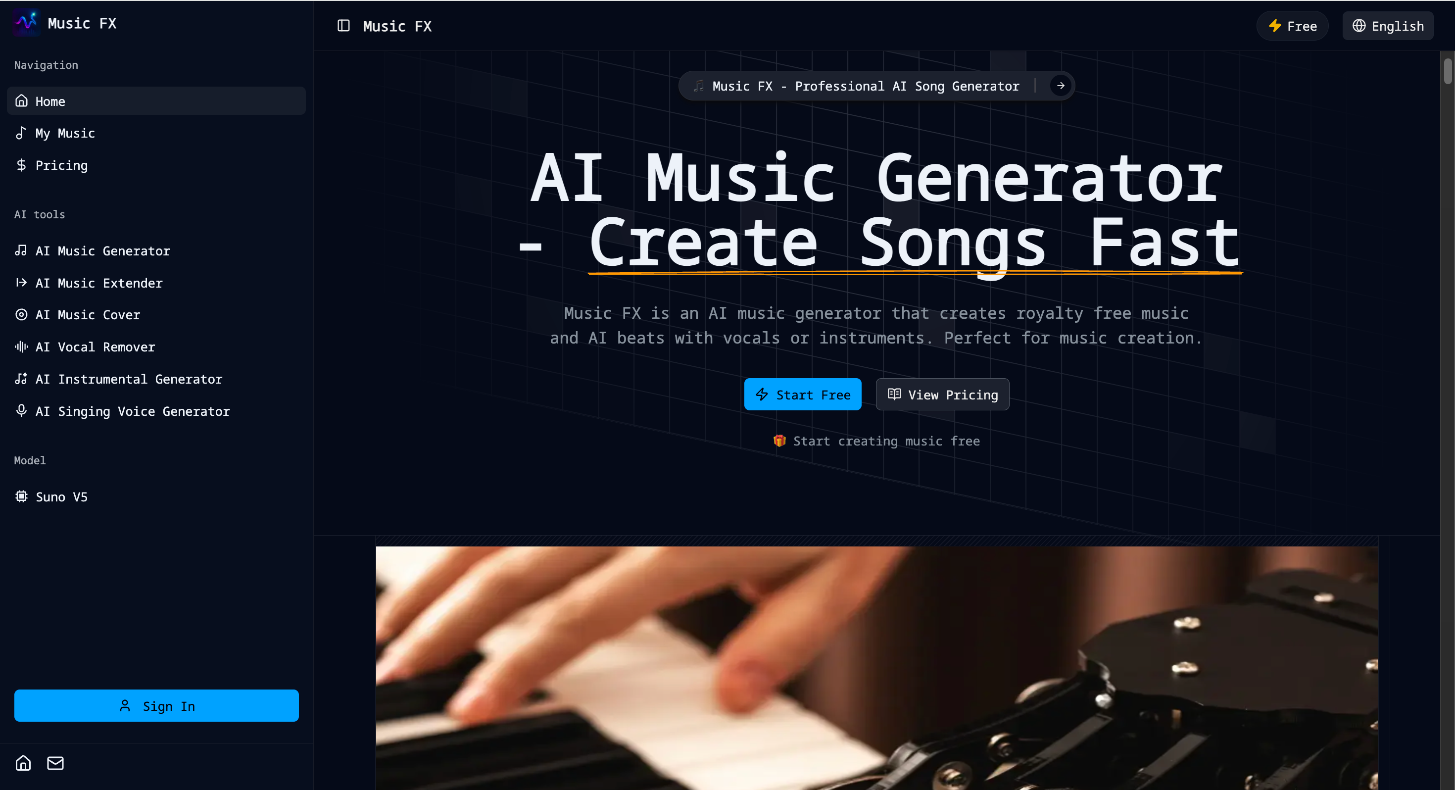 Music FX - AI Music Generator | Launchpad